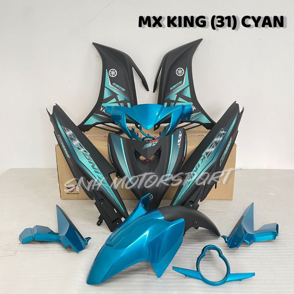 HBL Body Cover Full Set With Sticker Siap Tampal Sticker MX KING (31 ...