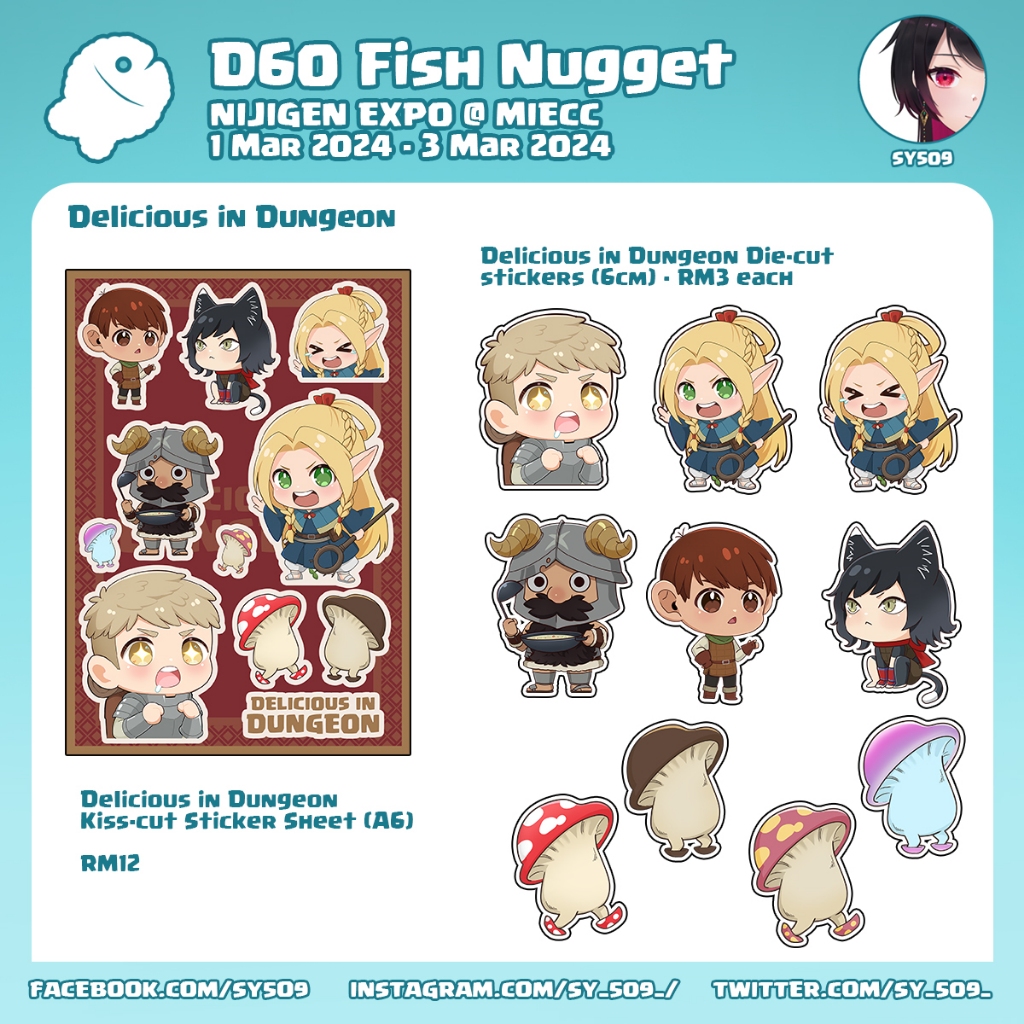 Dungeon Meshi Sticker | Shopee Malaysia
