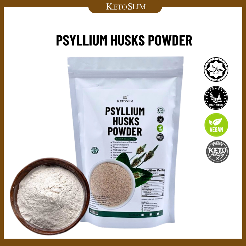 HALAL Psyllium Husk Powder 99% Ketogenic Baking Meal Replacement ...