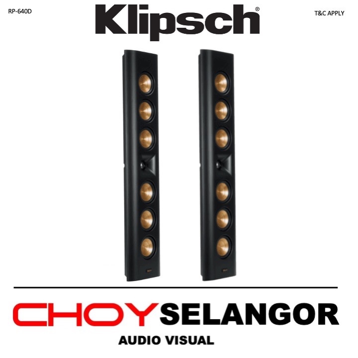 Klipsch RP-640D On-Wall Speaker – Pair | Shopee Malaysia