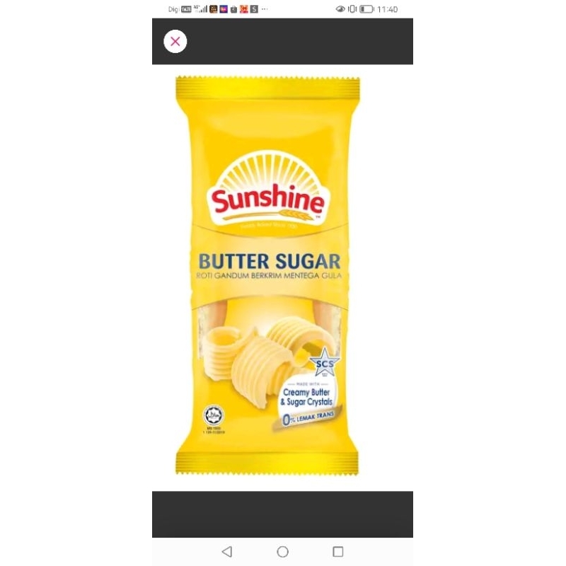 Sunshine Roti Susu Hokkaido Milk Bread 300gm /Assorted Cream Bread 50gm ...