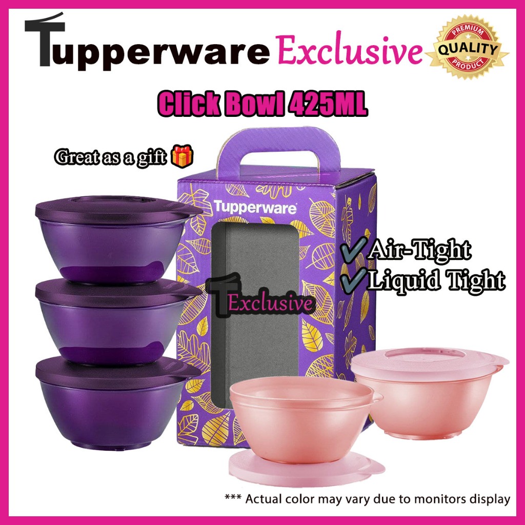 Tupperware Brands Gift Set Click Bowl Wedding Gift Special Gift Air ...