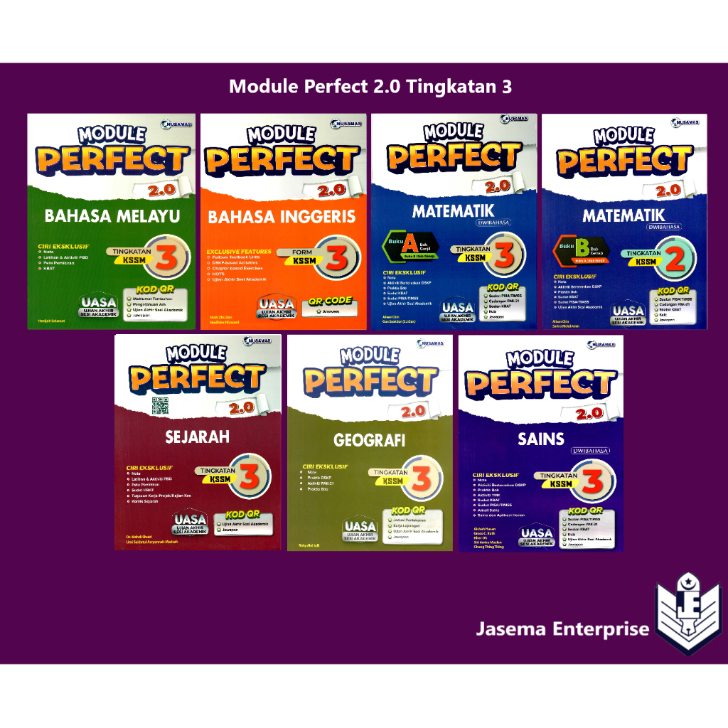 Module Perfect 2.0 Tingkatan 3 Bahasa Melayu | English | Matematik | Sains | Sejarah | Geografi ...