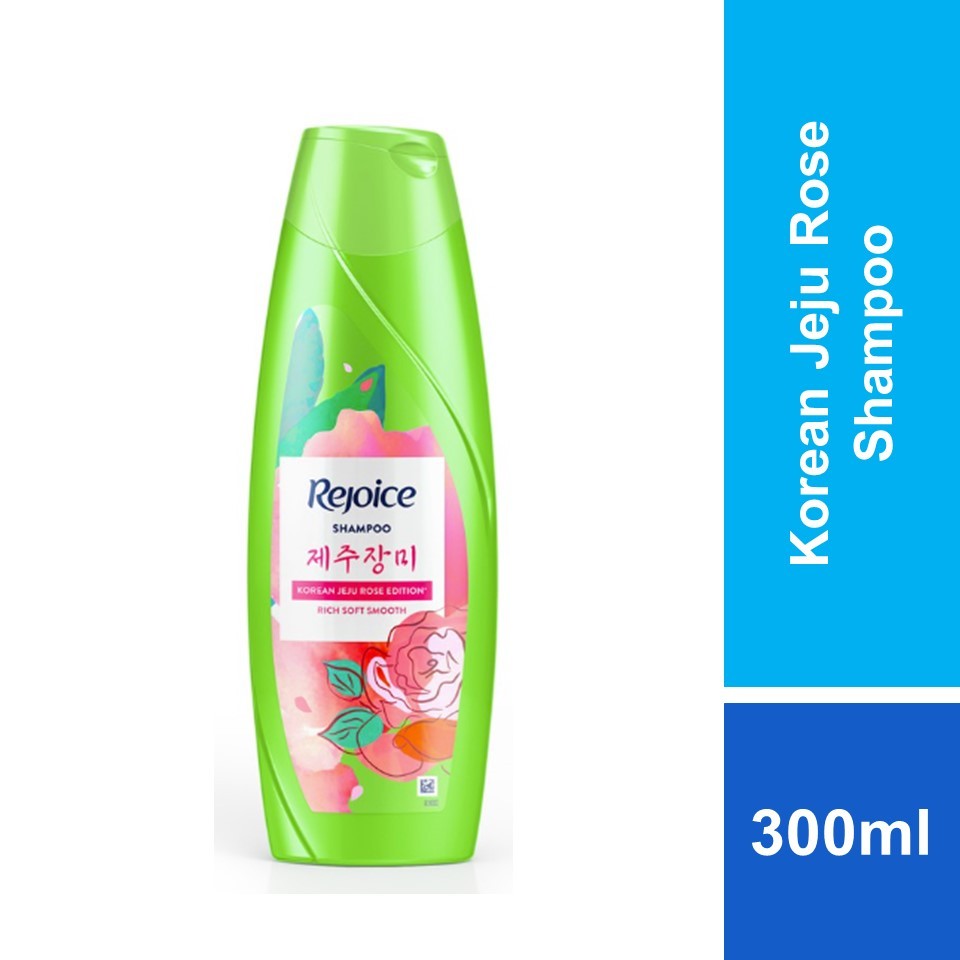 Rejoice Korean Jeju Rose Edition Rich Soft Smooth Shampoo 300 ml | Shopee Malaysia
