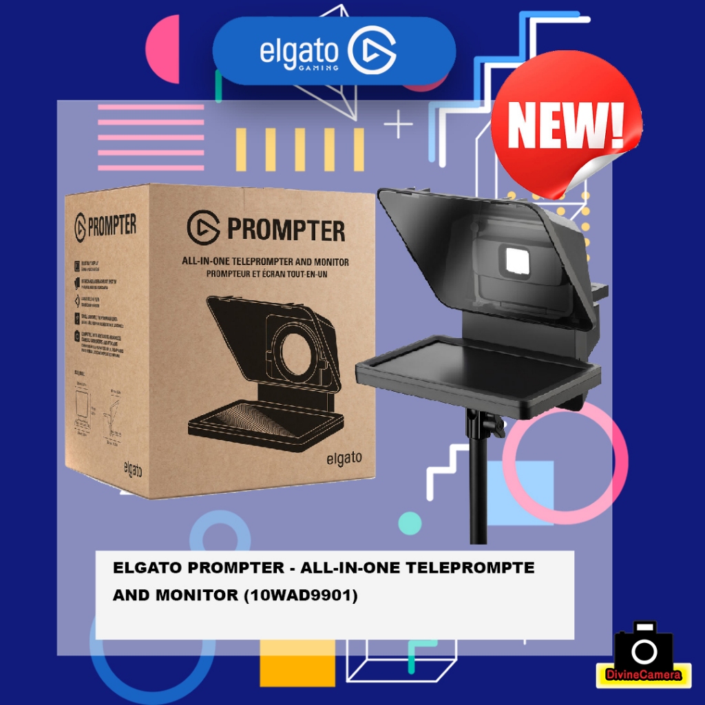 ELGATO PROMPTER - ALL-IN-ONE TELEPROMPTE AND MONITOR (10WAD9901 ...