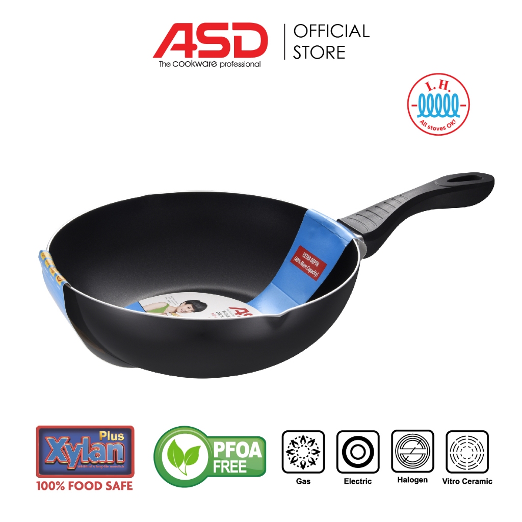 ASD I.H. Deep Fry Pan (24cm) HP8224DIH | Shopee Malaysia