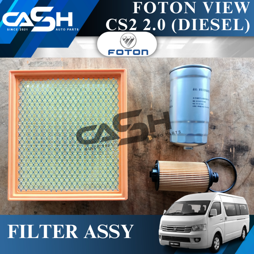 FOTON VIEW CS2 DIESEL 2.0 OIL FILTER AIR FILTER FUEL FILTER FOTON ...