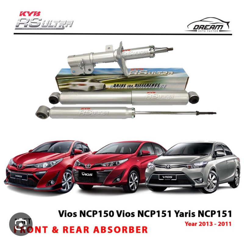KYB RS ULTRA HEAVY DUTY ORIGINAL TOYOTA VIOS NCP 150 NSP151 NCP 170 | Shopee Malaysia