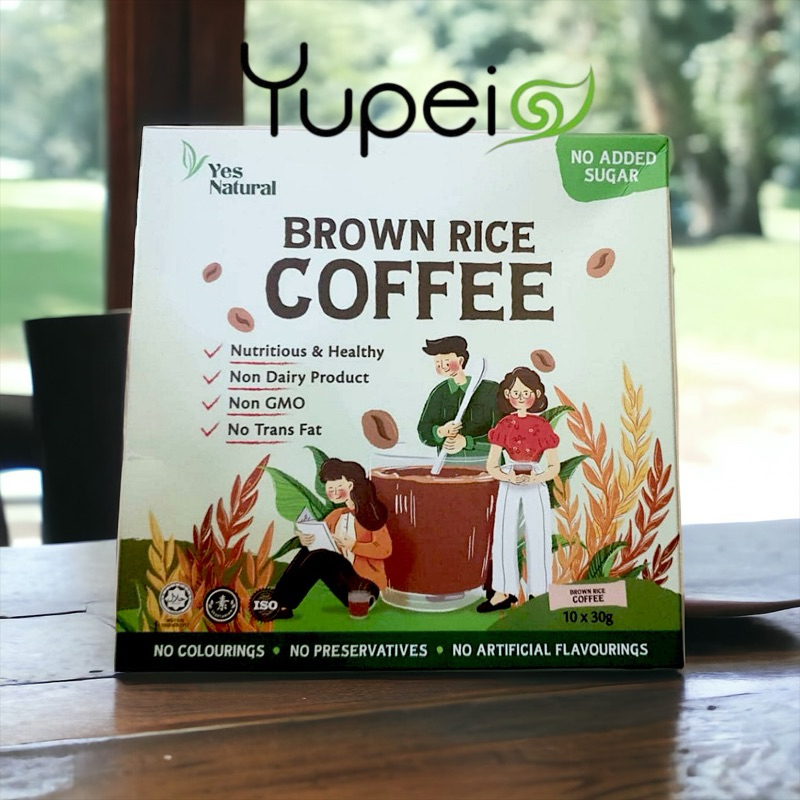 Yes Natural Brown Rice Coffee (No Added Sugar)(10x30g)（EXP1/6/2026 ...