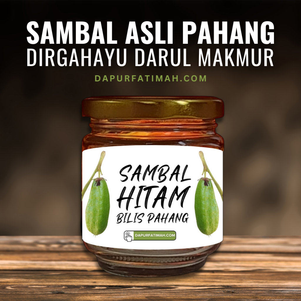 SAMBAL HITAM BILIS PAHANG Original Raub by Cik Timah | Shopee Malaysia