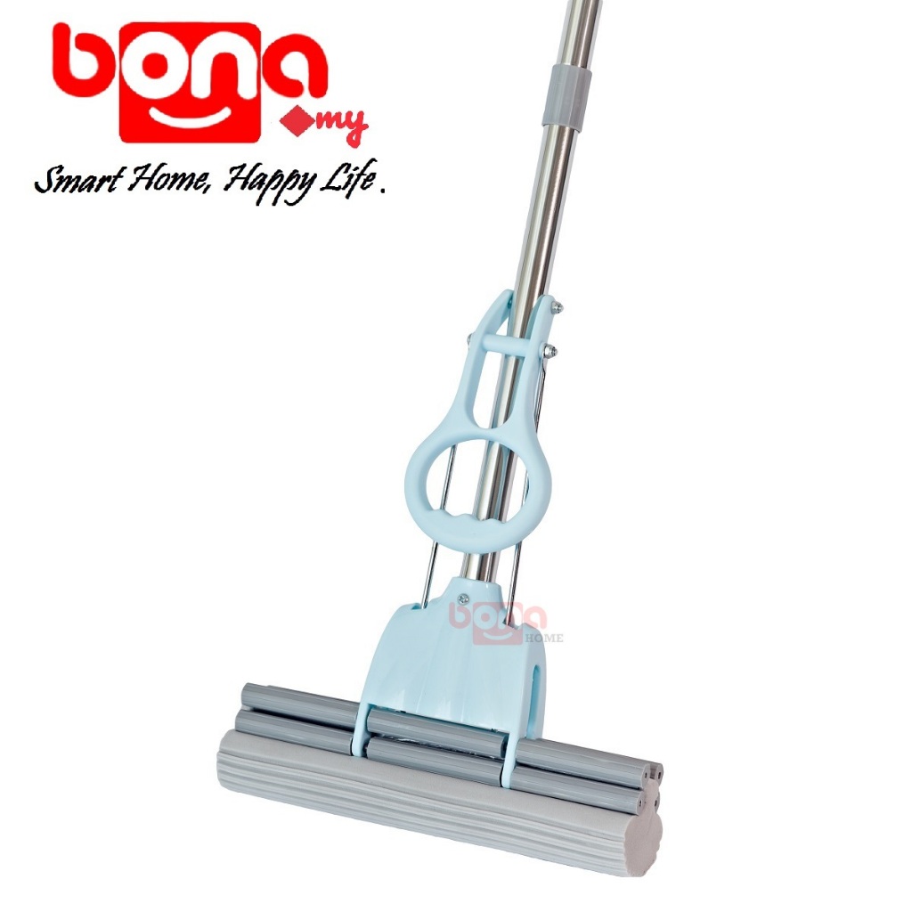 Sponge Mop Floor Cleaner Floor Wiper Mop Lantai Serbaguna Self Drying ...