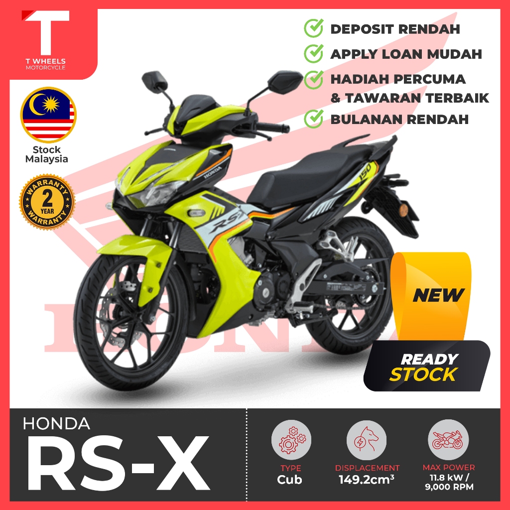 Honda RS-X 150 2024 Ready stok-new color-Honda-150CC- | Shopee Malaysia