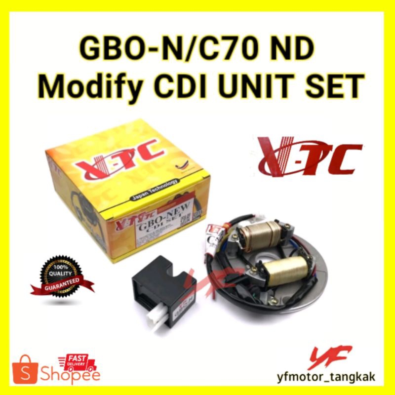 FUEL COIL MAGNET Modify CDI UNIT SET Honda GBO NEW C70 ND koil | Shopee ...