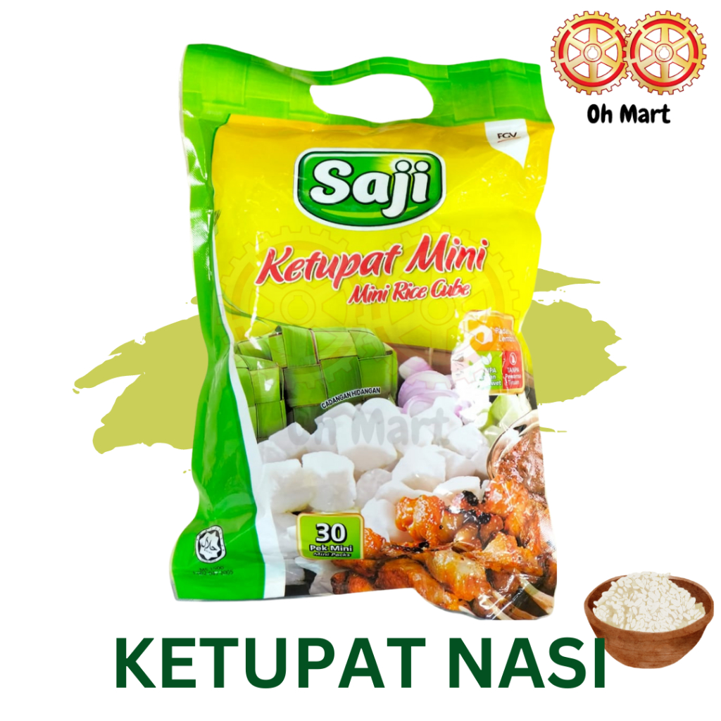 Saji Nasi Impit / Ketupat Mini 20gX30pcs | Shopee Malaysia