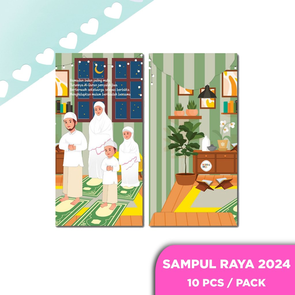 Sampul Duit Raya 2024 Solat Tarawikh (10pcs / pkt) - 10 keping Angpao ...