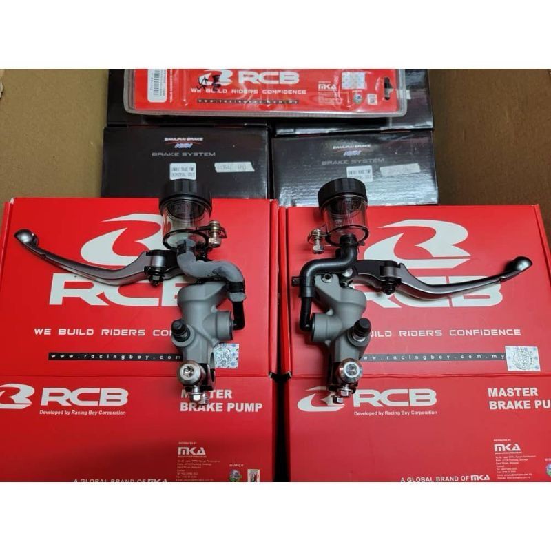 RCB RACING BOY ORIGINAL FORGED MASTER PUMP S114MM 17MM RIGHT / LEFT ...