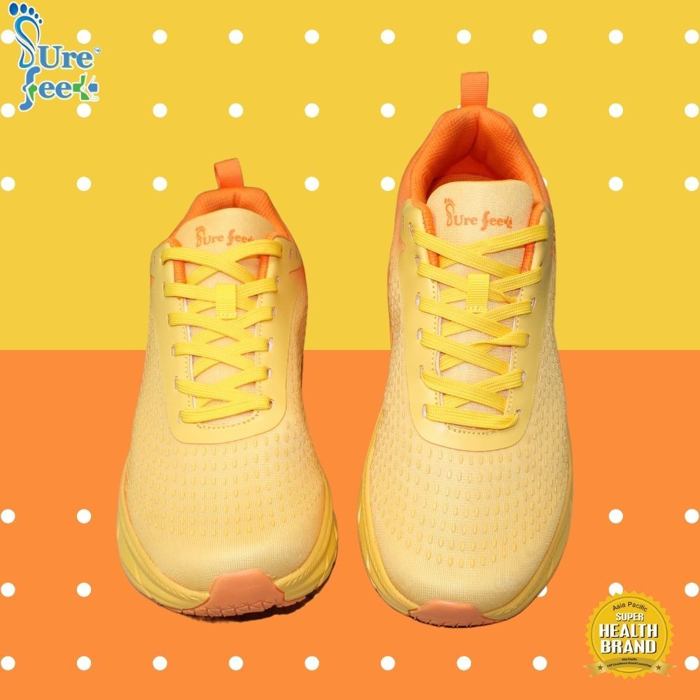 Sure Feet Sneakers Orange (SF2011) | Shopee Malaysia