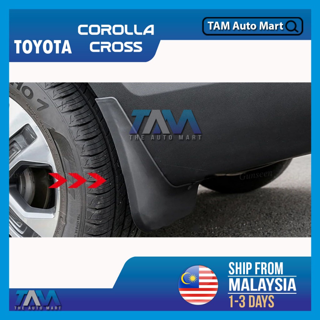 Toyota Corolla Cross XG10 2020 - 2024 Mud Flaps / Mudguards Protector ...