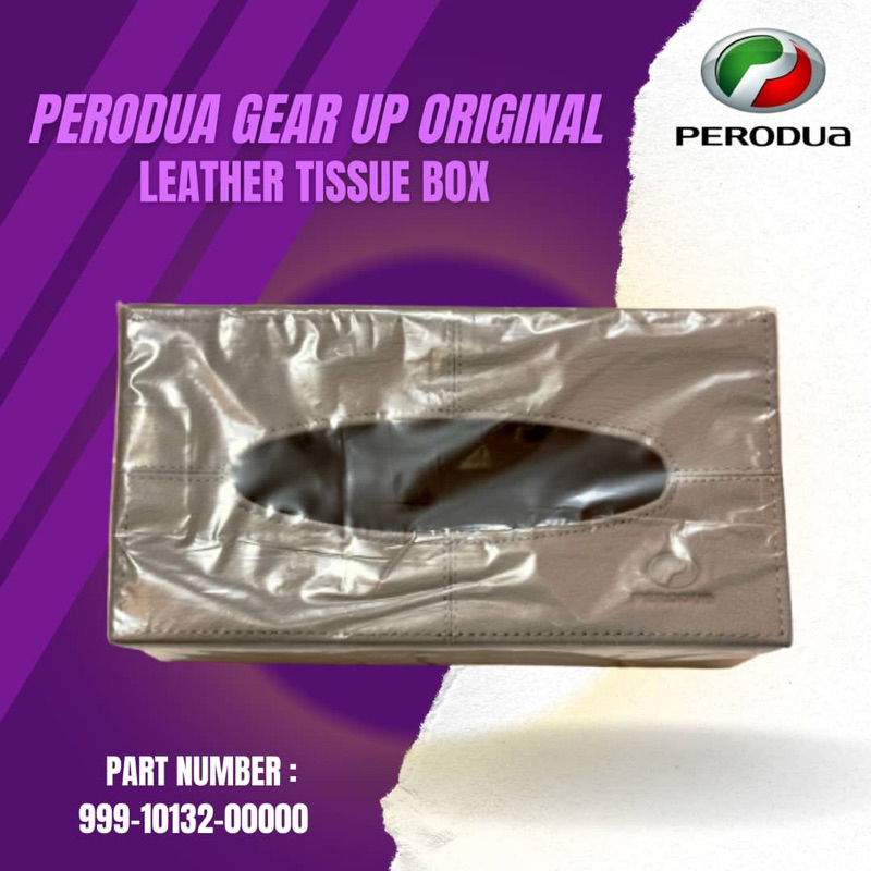 ORIGINAL PERODUA Gear Up Leather Tissue Box (Universal Car) | Shopee ...