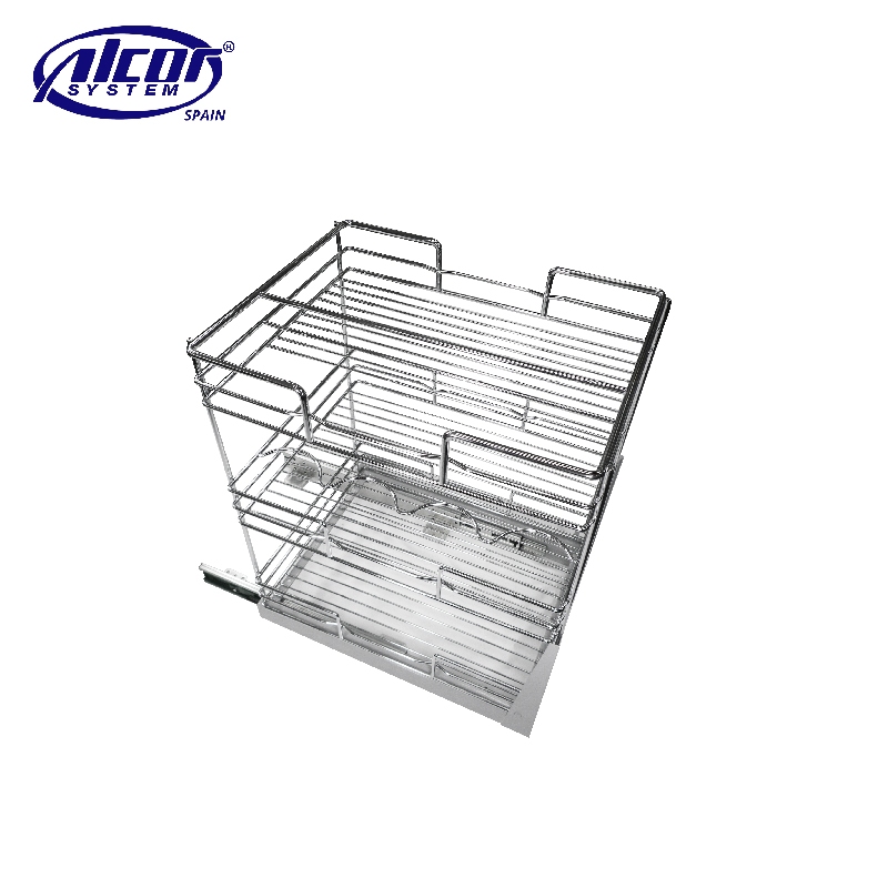 Alcor System W10SL 3 Tier Kitchen Cabinet / Multi Purpose Pull Out Unit ...