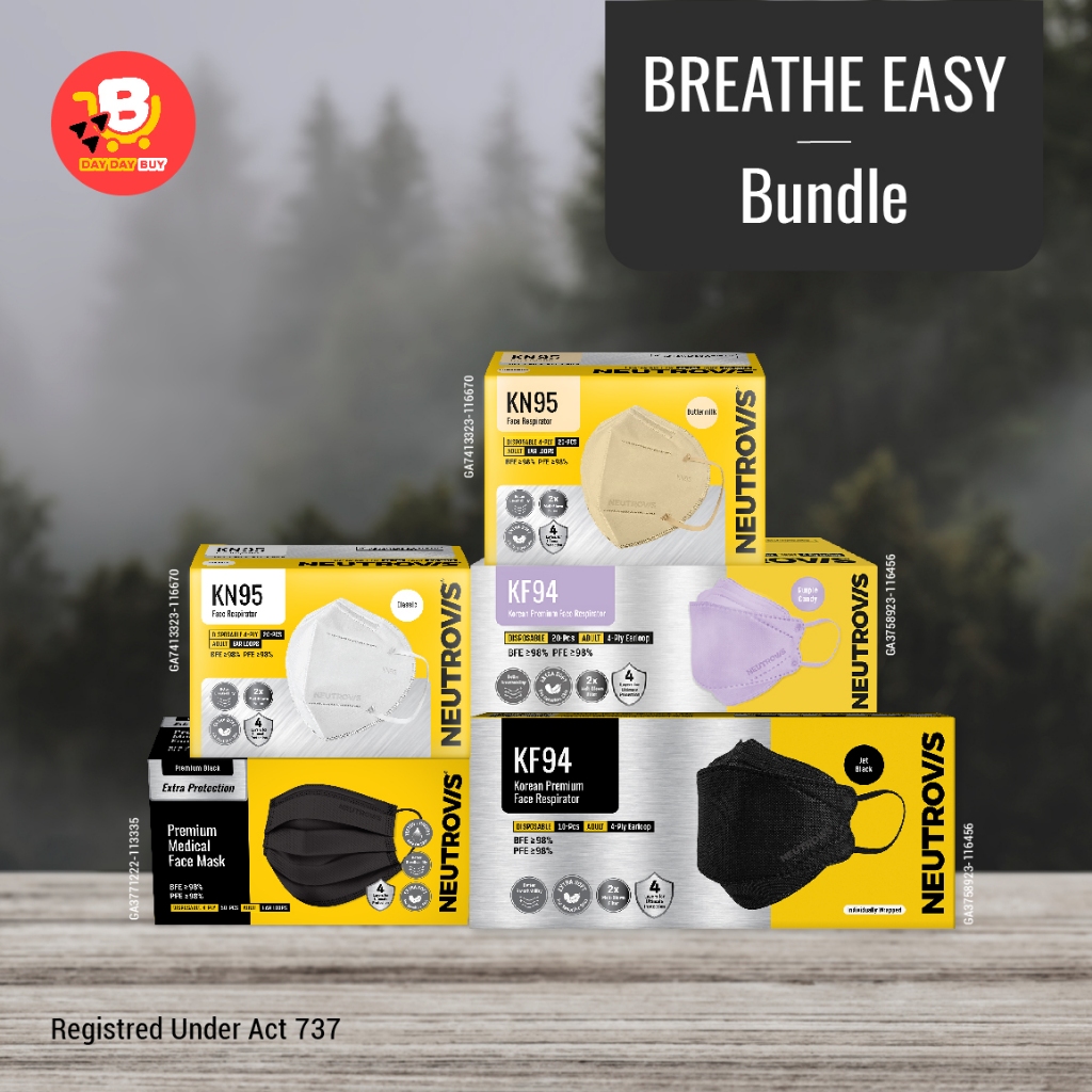 Neutrovis Breathe Easy Mask Bundle | Shopee Malaysia