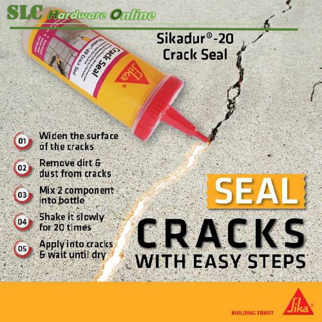 Sika Sikadur 20 Crack Seal Epoxy Resin Repair Cement Floor Crack Repair ...