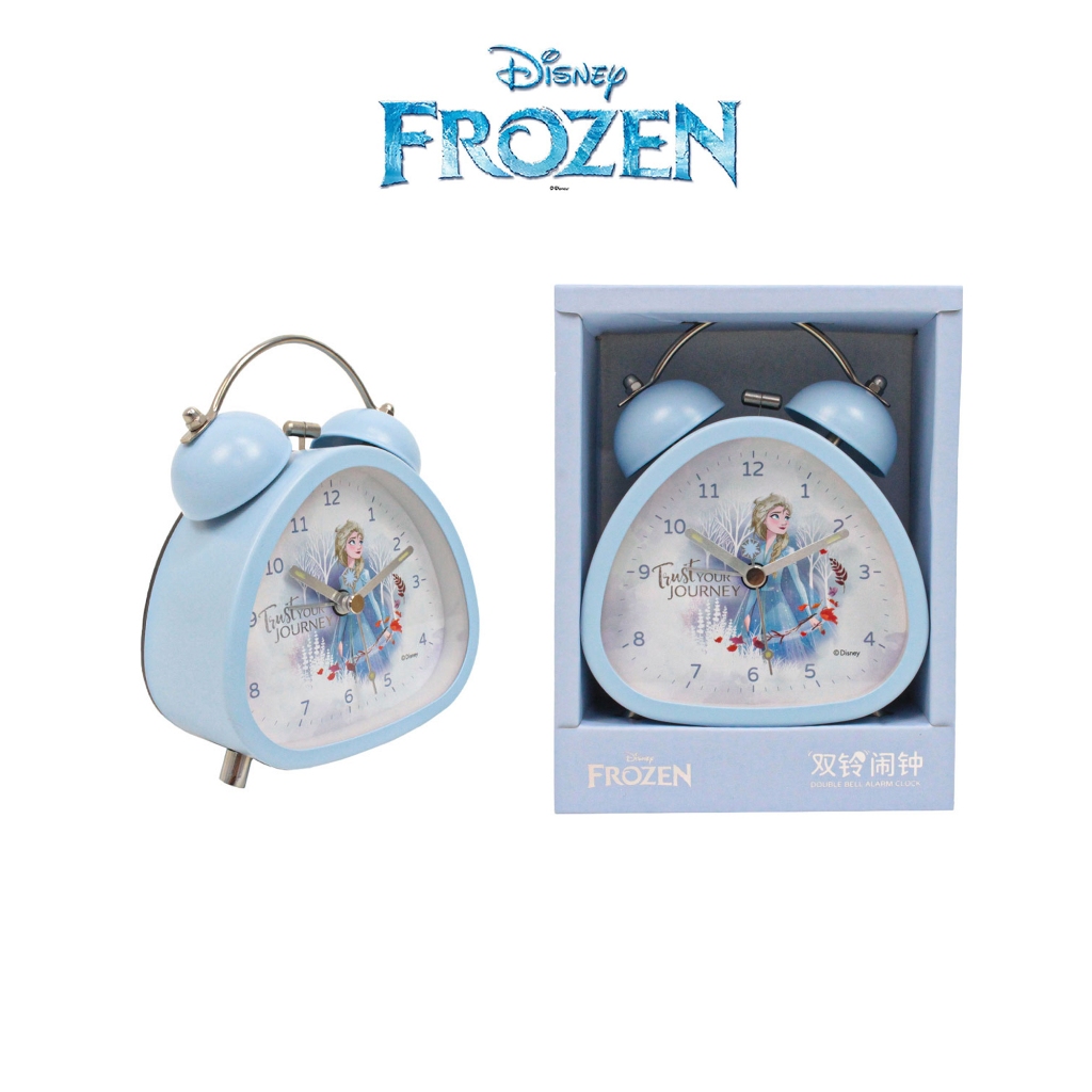 ️New! Disney Frozen Queen Elsa Double Bell Alarm Clock For Home ...