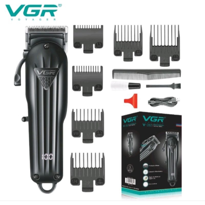 Original VGR V-278 V-282 Zero Adjustable Professional Rechargeable Hair trimmer Metal hair ...
