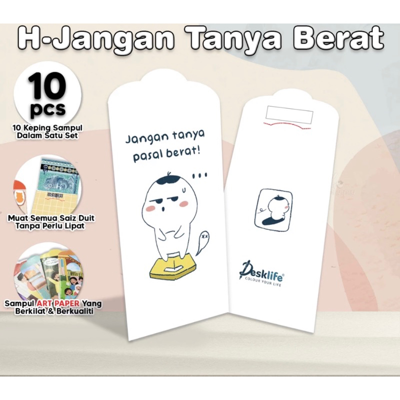 [LAST STOCK] Sampul Duit Raya 2024 Murah & Comel - Viral Design 5 & 10 ...