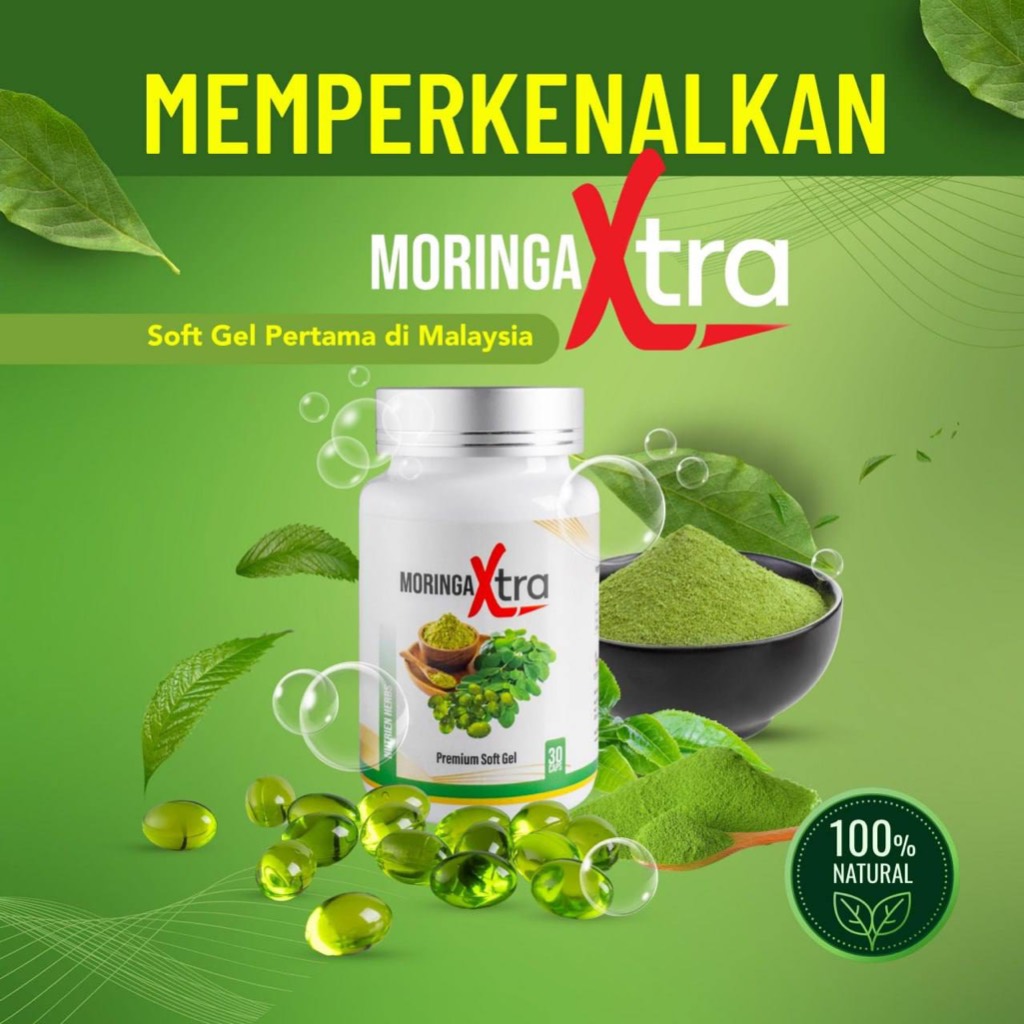 100% ORIGINAL HQ MORINGA XTRA SOFT GEL / KENCING MANIS / DARAH TINGGI ...