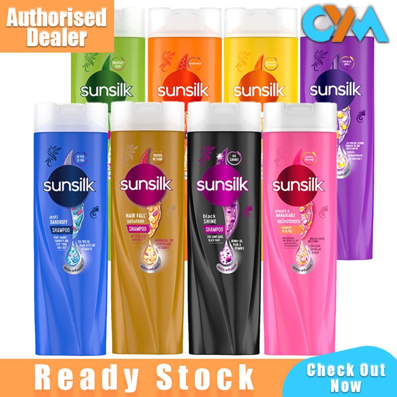 Sunsilk Shampoo Anti Dandruff 300ml Soft Smooth Black Shine Hair Fall ...