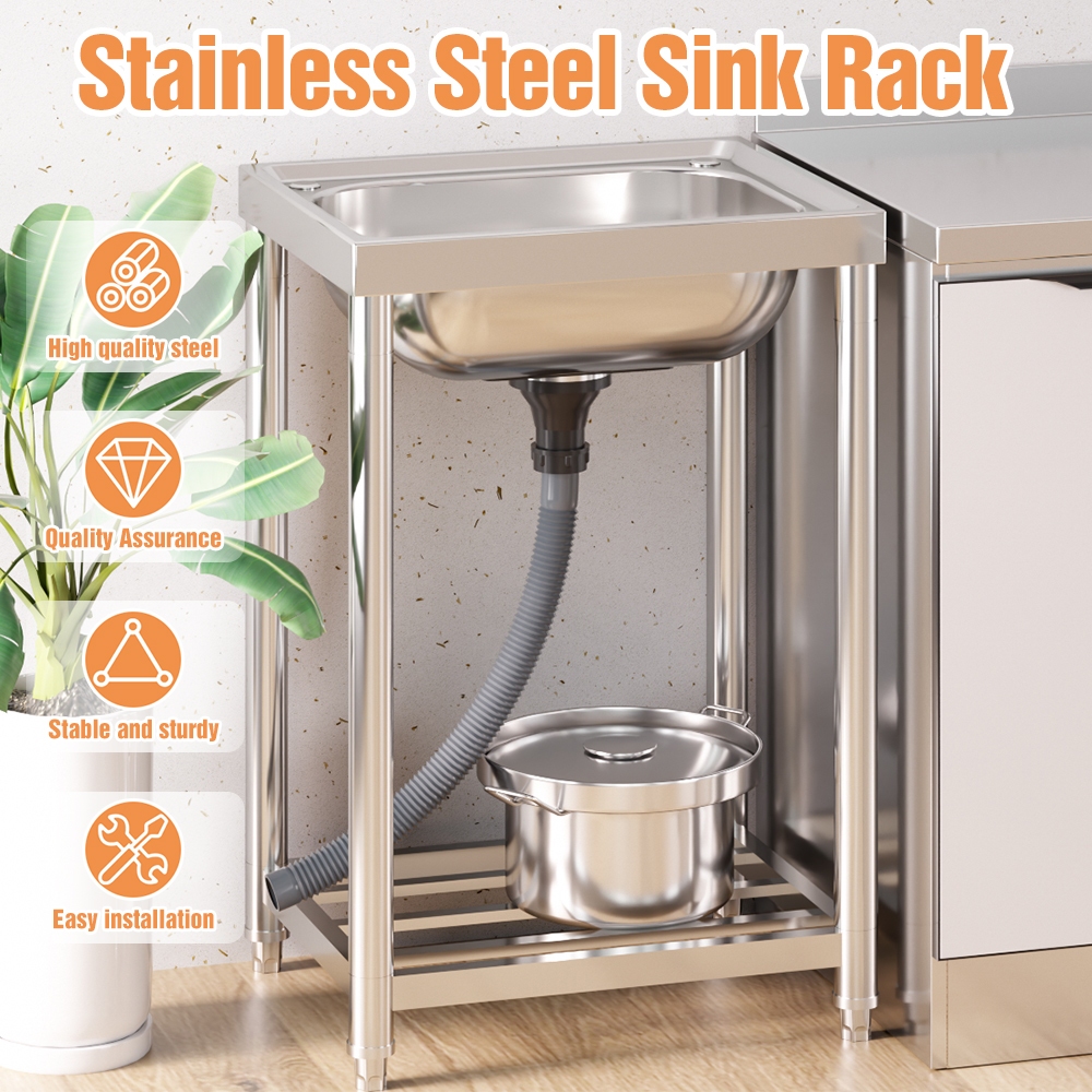 Sinki Dapur Kitchen Sink With Stand 50cmSingki Dapur Wash Basin Sinki ...