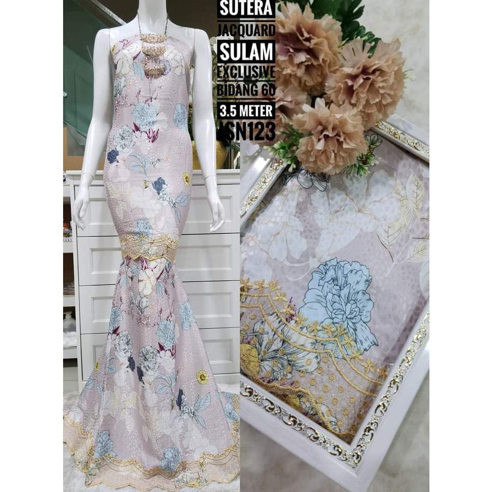 KAIN PASANG,SB Line Sulam , JACQUARD SULAM,Sulam ,KAIN BARU,kain murah ...