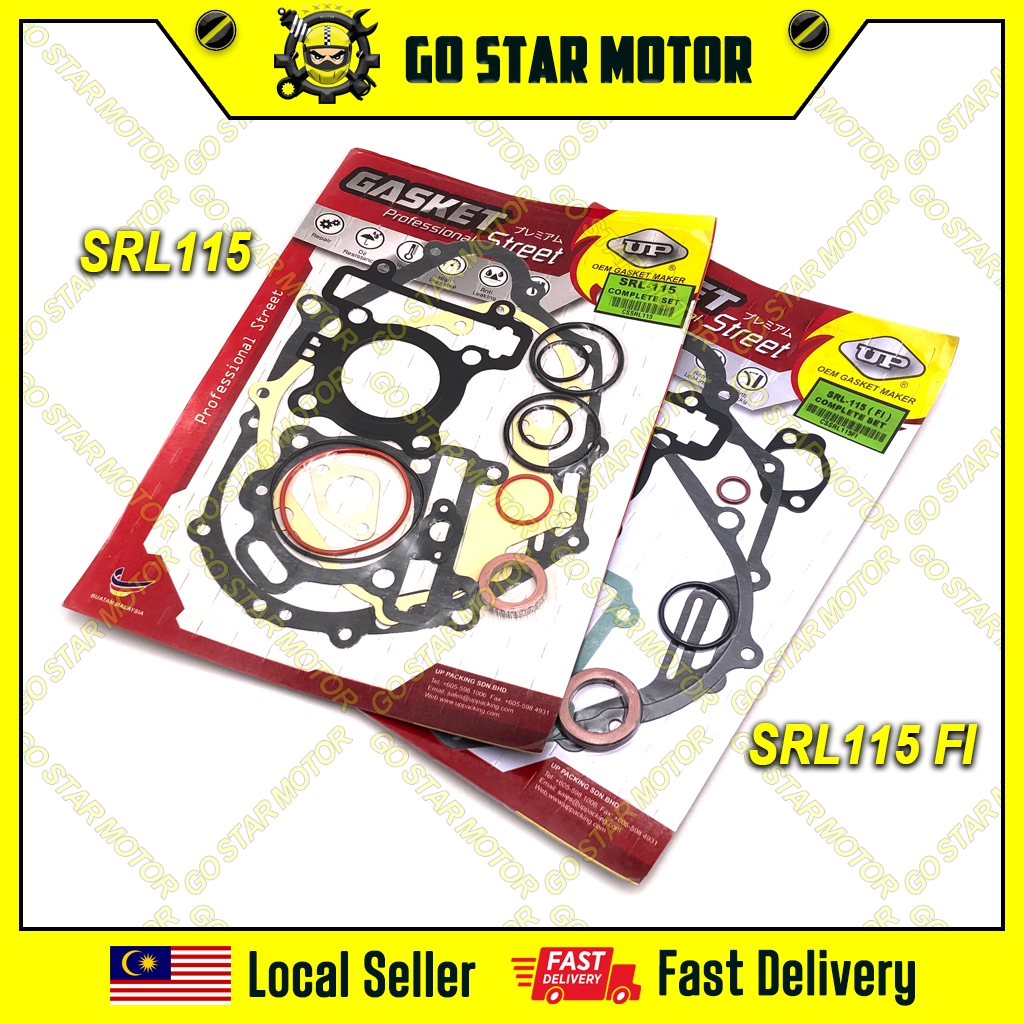 YAMAHA SRL115 SRL115FI LAGENDA15 LAGENDA115FI Engine Gasket Complete ...