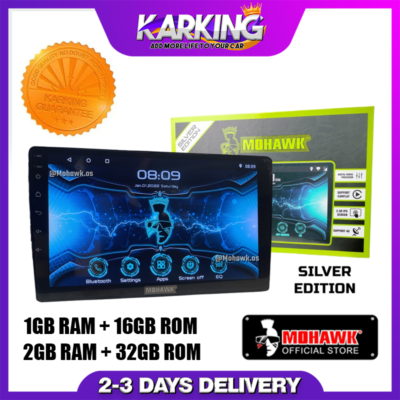 1 YEAR WARRANTY PROMOTION MOHAWK ANDROID PLAYER 9"/10" 1+16GB 2+32GB ...