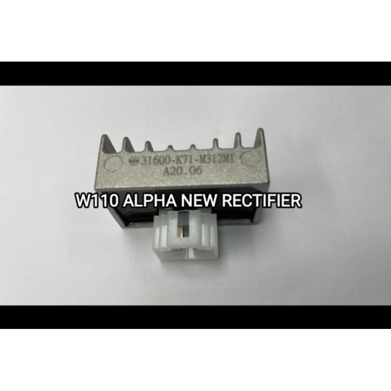 WAVE110 ALPHA CX NEW RECTIFIER ASSY // REGULATOR REGULATER ASSY CUT OUT ...