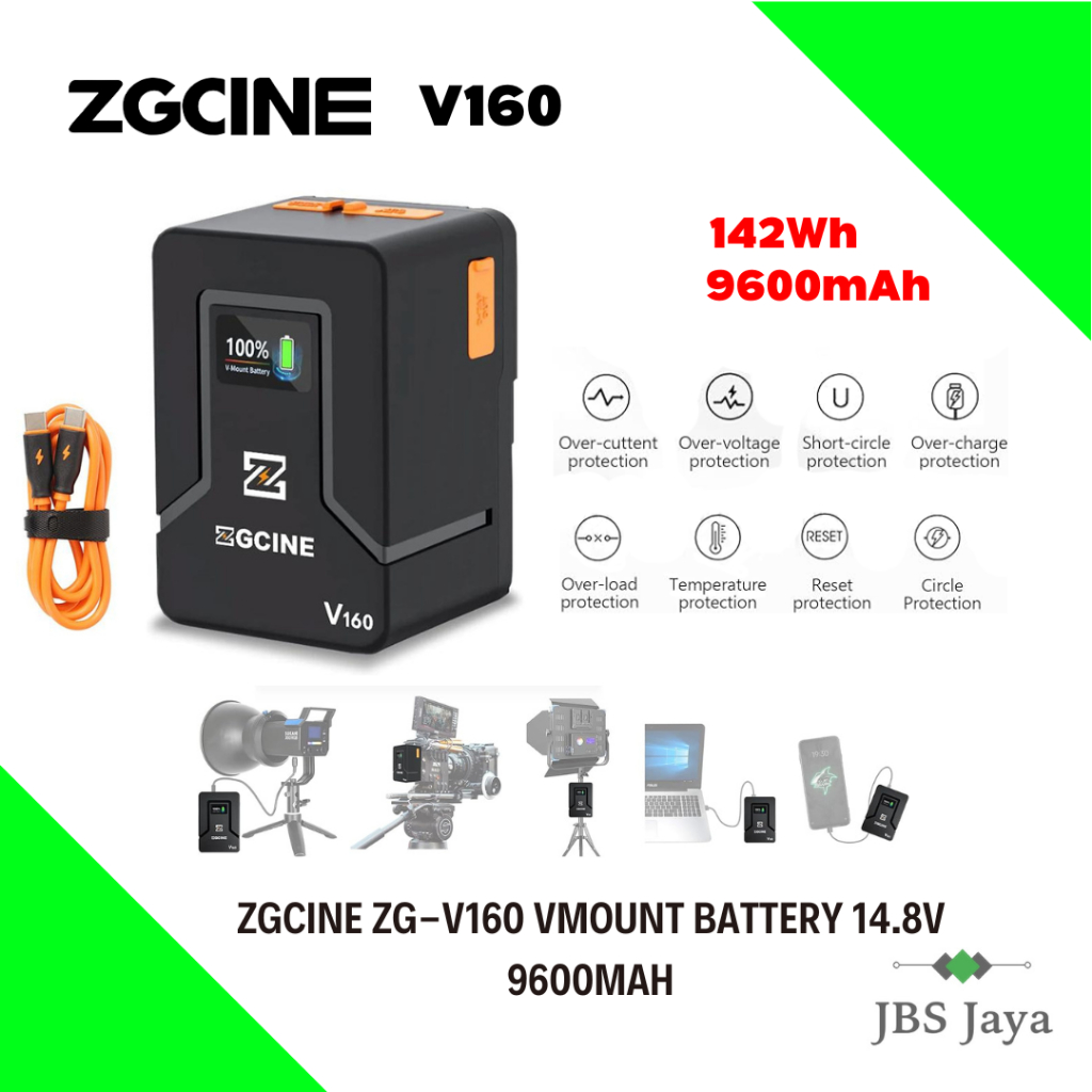 ZGCINE ZG-V160 VMount Battery 14.8V 9600mAh | Shopee Malaysia