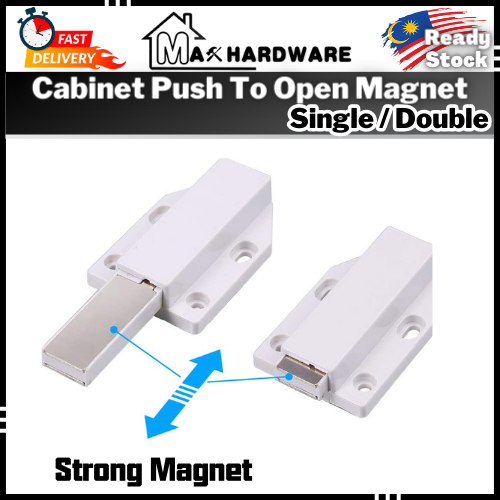 Strong Magnetic Cabinet Catch Kitchen Door Stopper Drawer Soft Close ...