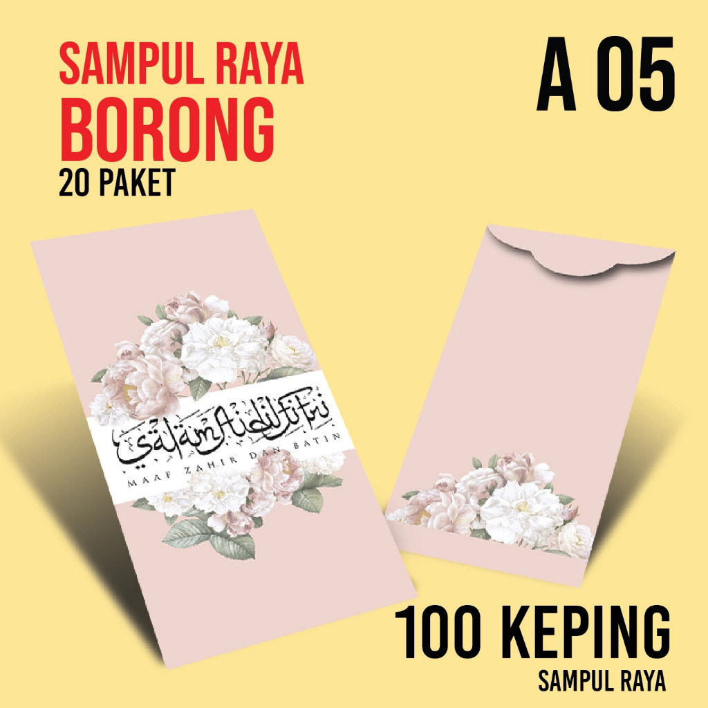SAMPUL RAYA MURAH BORONG 2024 ( 100 KEPING SAMPUL RAYA ) | Shopee Malaysia