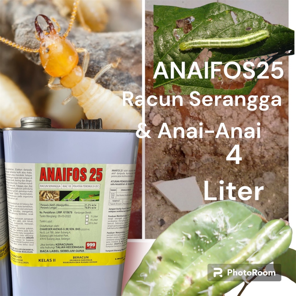 4lit/ EB Anaifos 21 / Racun Serangga / Racun Anai-Anai / Racun Ulat ...
