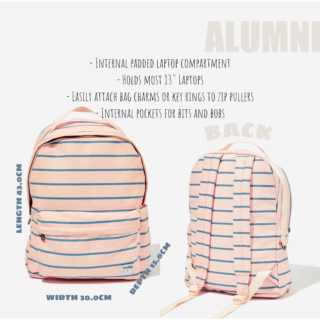 TYPO Backpack / Alumni Backpack & Off The Grid Backpack/ School & Work ...