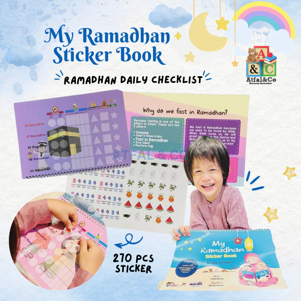 MY RAMADAN STICKER BOOK | MY RAMADHAN STICKER BOOK | KOMIK RAMADAN ...