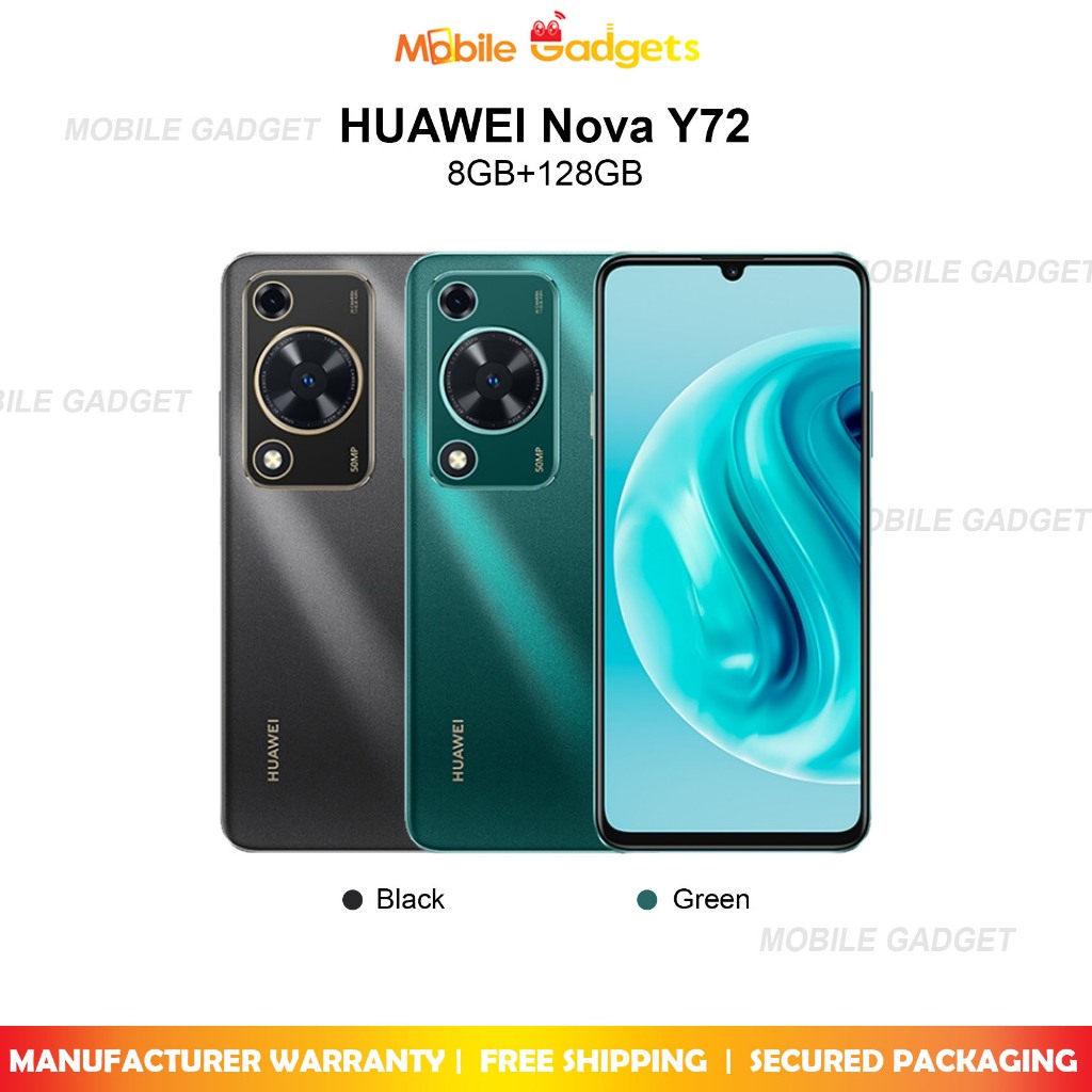 HUAWEI Nova Y72 [8GB+128GB] | Original Malaysia New Set | Shopee Malaysia