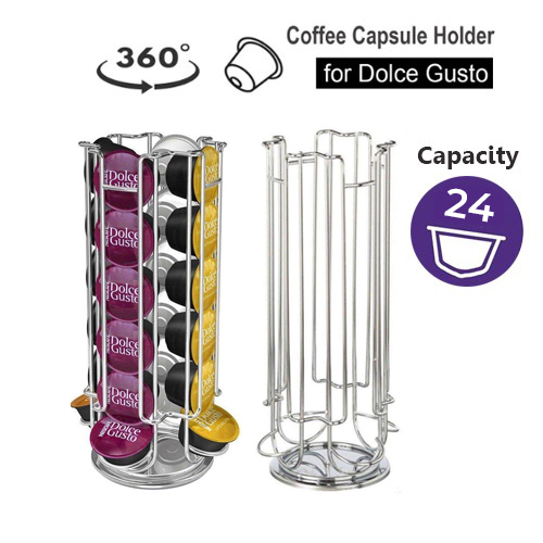 Nescafe Dolce Gusto Coffee Starbucks Rotating Rack Stand Coffee Pods ...