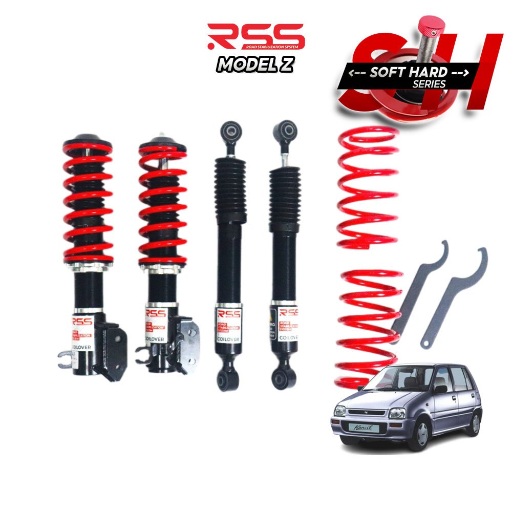 RSS Model Z Adjustable Absorber Suspension High Low Soft Hard Bodyshift ...