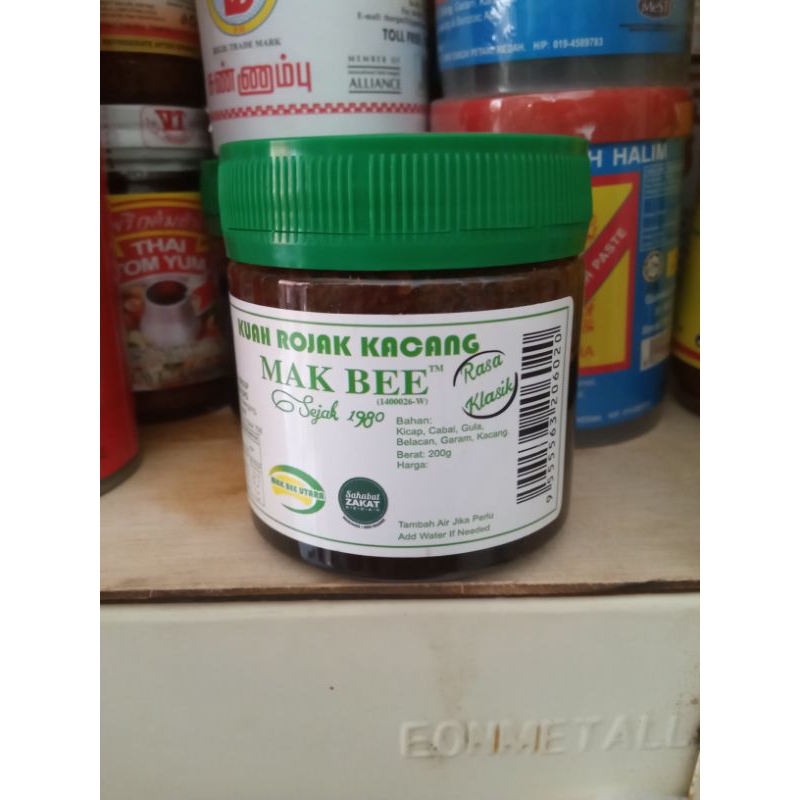 KUAH ROJAK KACANG MAK BEE 200 gram HALAL/KUAH ROJAK/ ROJAK MAK BEE ...