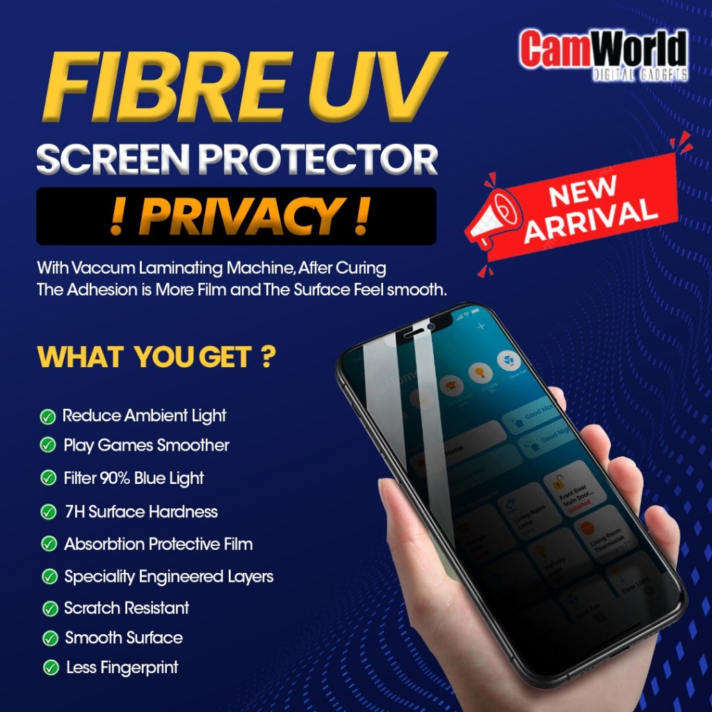 Tough Quality Film Screen Protector Fibre UV / Fibre UV Matte ...