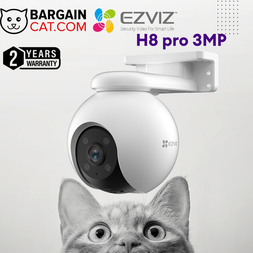 EZVIZ H8 Pro 2K 3MP 5MP Outdoor Human Vehicle Shape Detection Auto ...