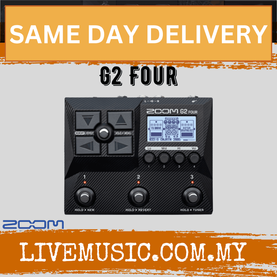 Zoom G2 Four Multi-effects Processor Pedal ( G2Four / G2 Four ...