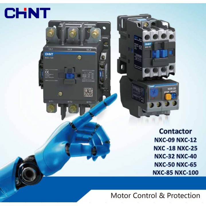 CHINT CONTACTOR 3P NXC-40 NXC-50 NXC-65 NXC-85 NXC-100 240V | Shopee ...